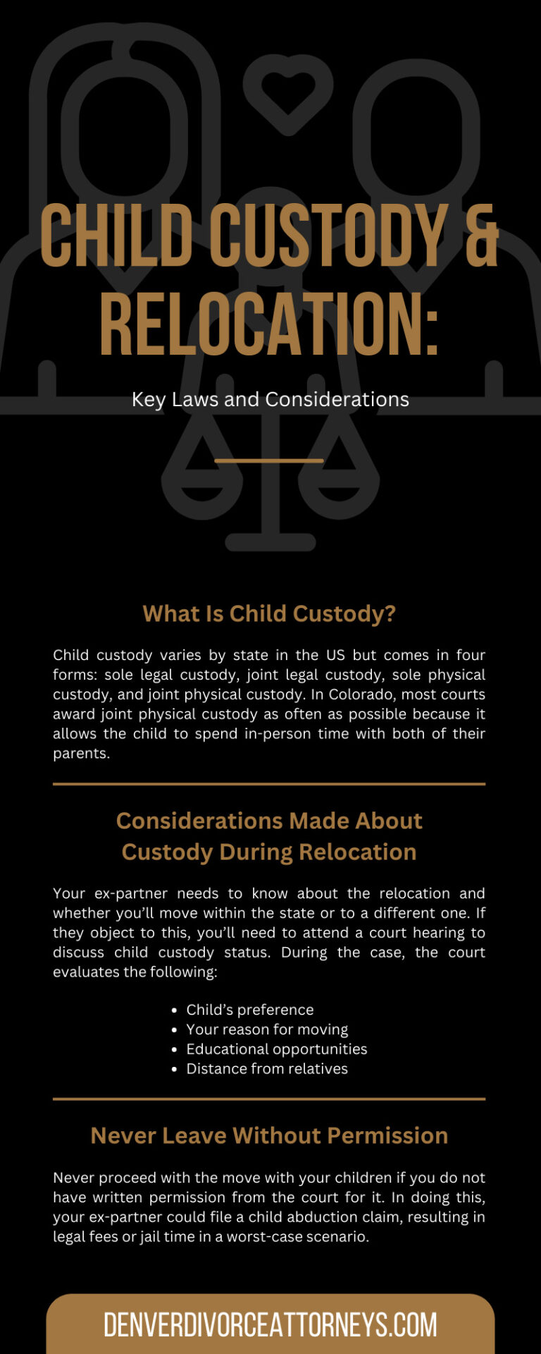 Child Custody & Relocation: Key Laws and Considerations